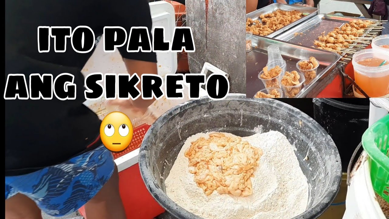 SIKRETO NG CRUNCHY CHICKEN SKIN SA KANTO • PINOY STREET FOOD - YouTube