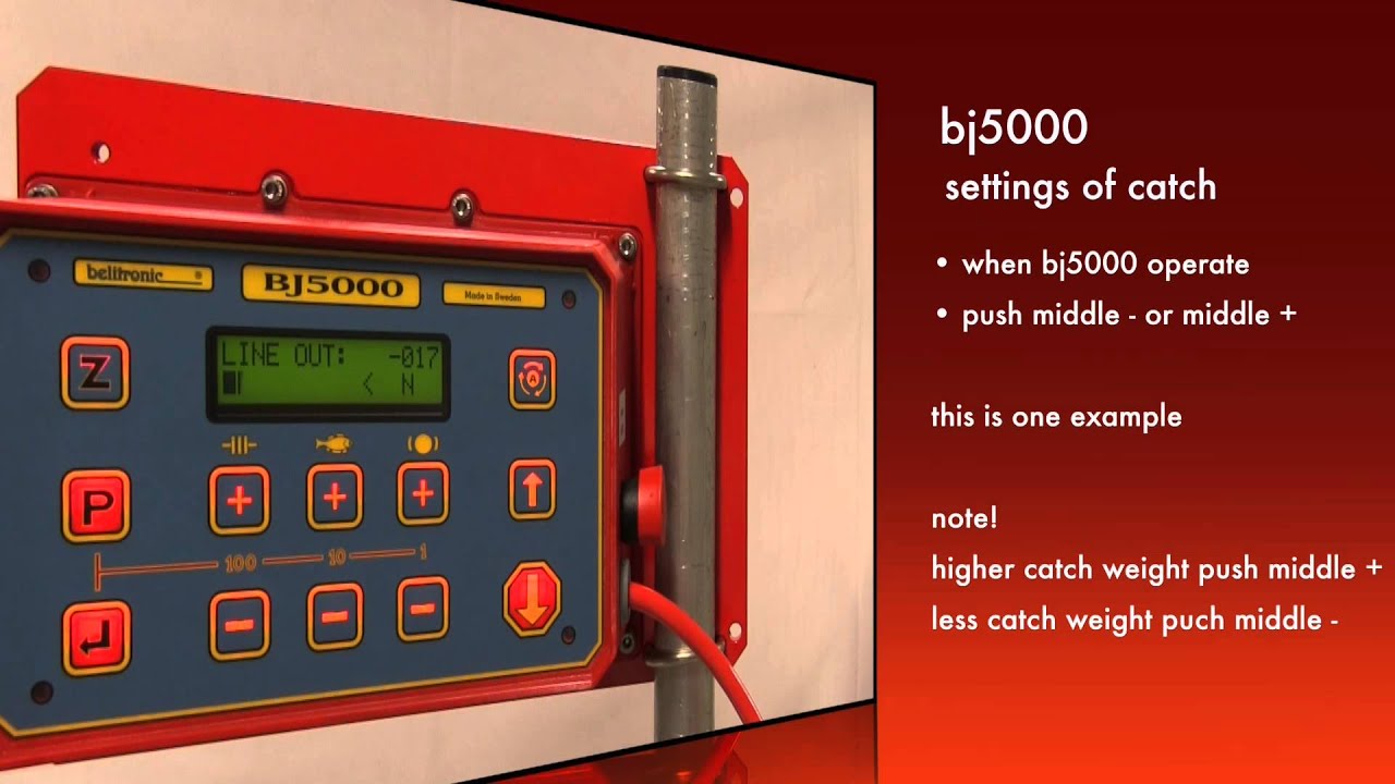 BJ5000 - part 5 settings of catch - YouTube