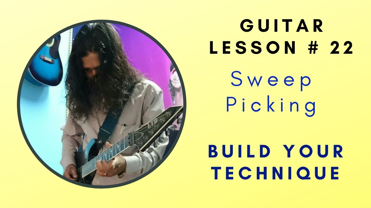 Sweep Picking Guitar Lesson || Beginner guitar Series|| Basic Guitar ...