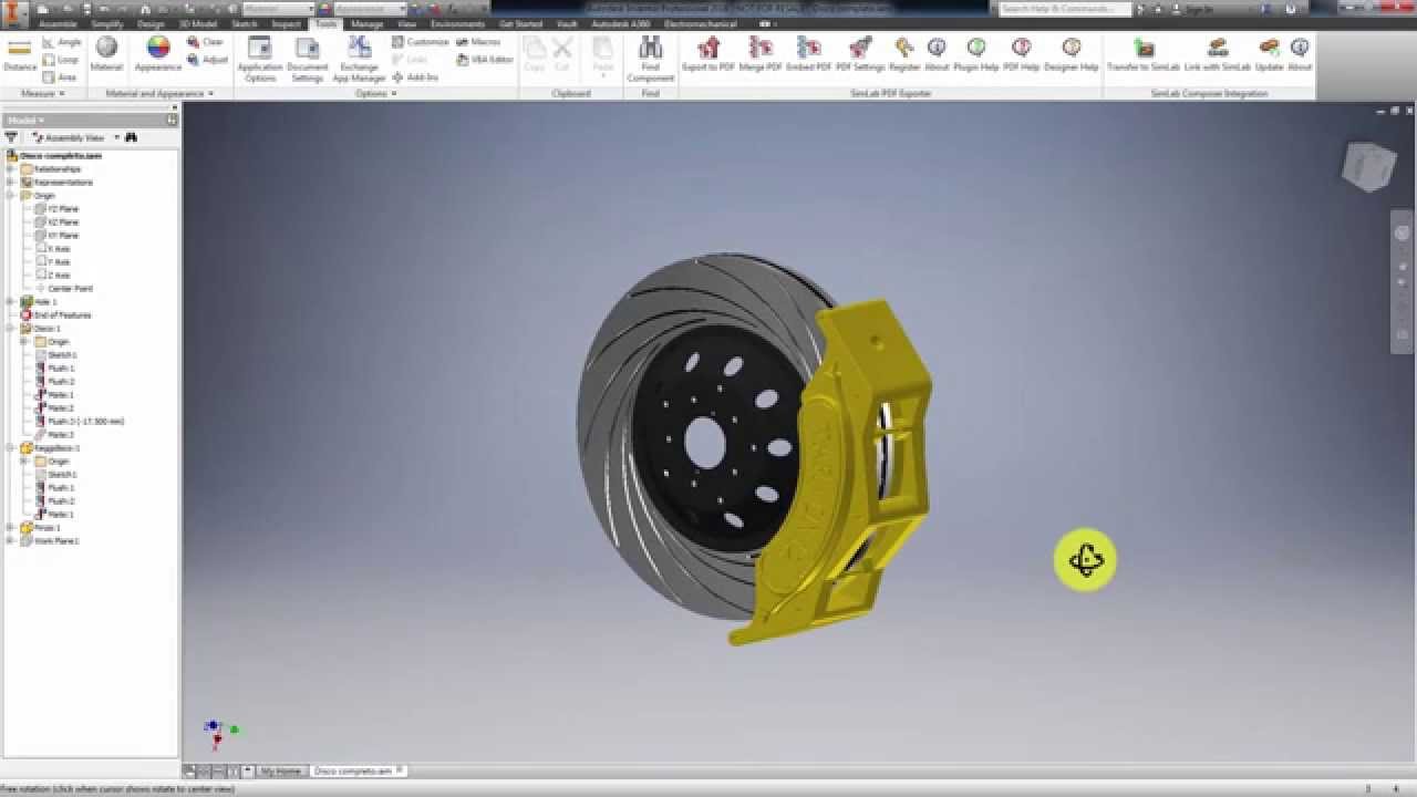 SimLab Composer Integration with Inventor - YouTube