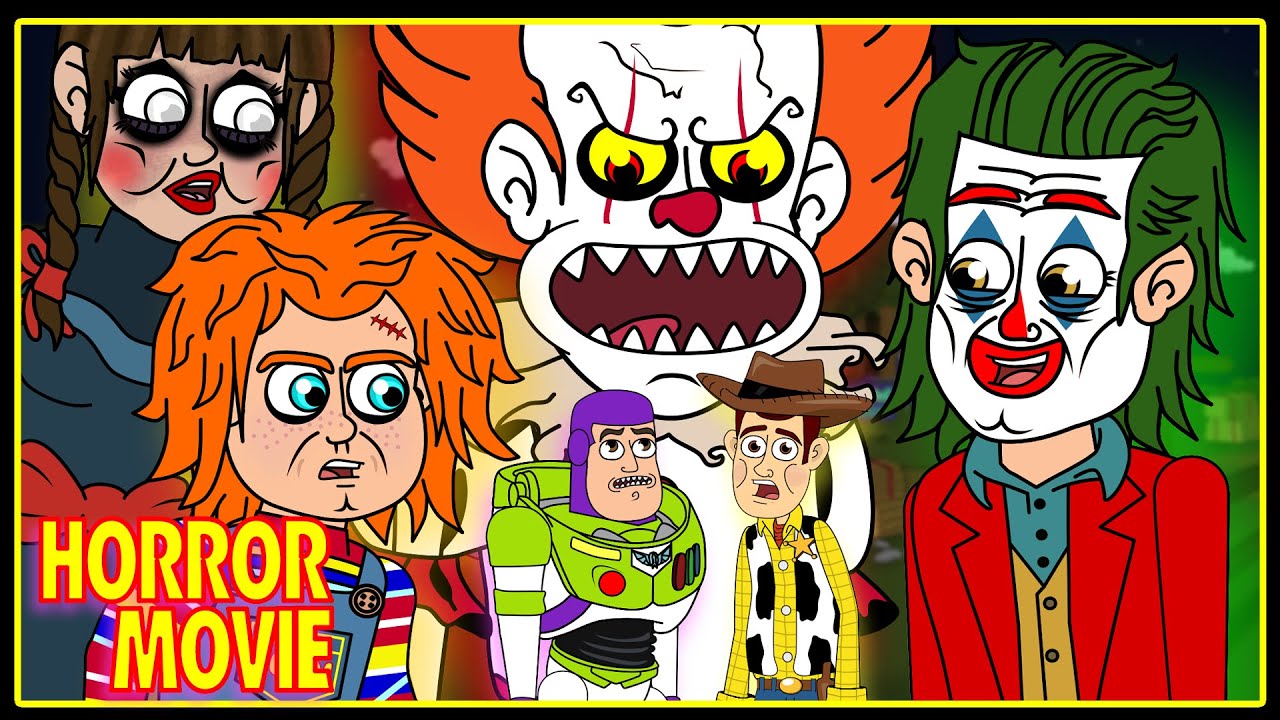 Horror Animation Compilation 1: w/ Joker, Pennywise, Chucky, Annabelle ...