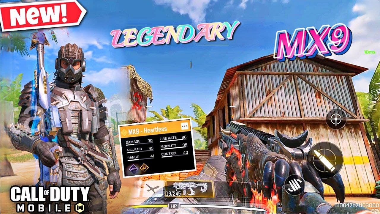 *NEW* COD MOBILE LEGENDARY MX9 "HEARTLESS" GAMEPLAY + KILL EFFECT ...