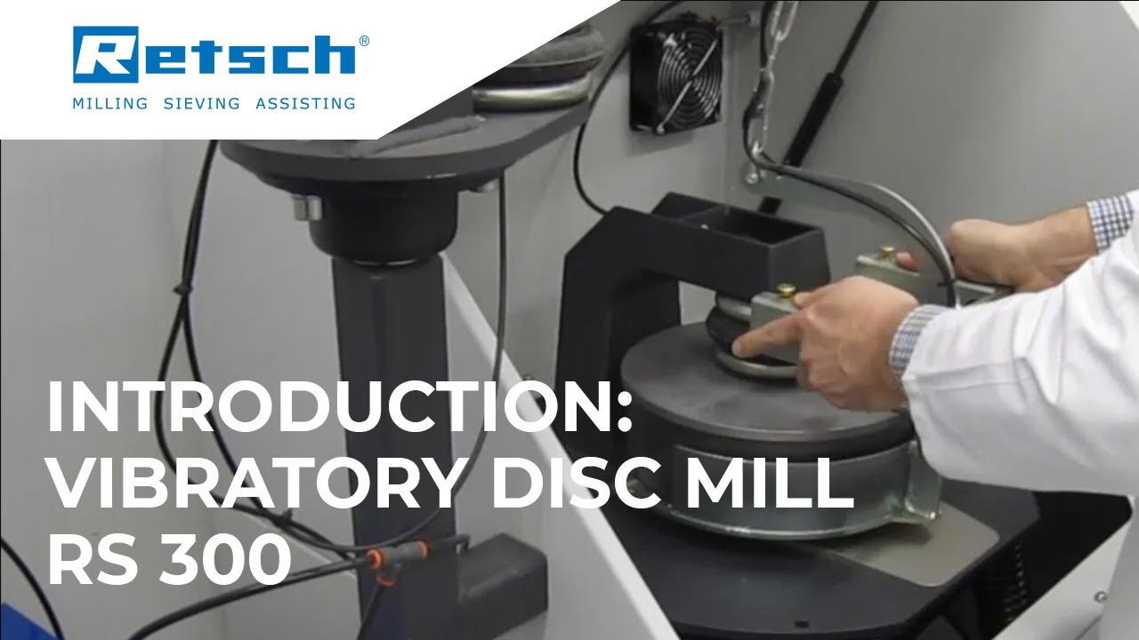 Vibratory Disc Mill RS 300 #RETSCH #discmill #laboratoryinstruments ...