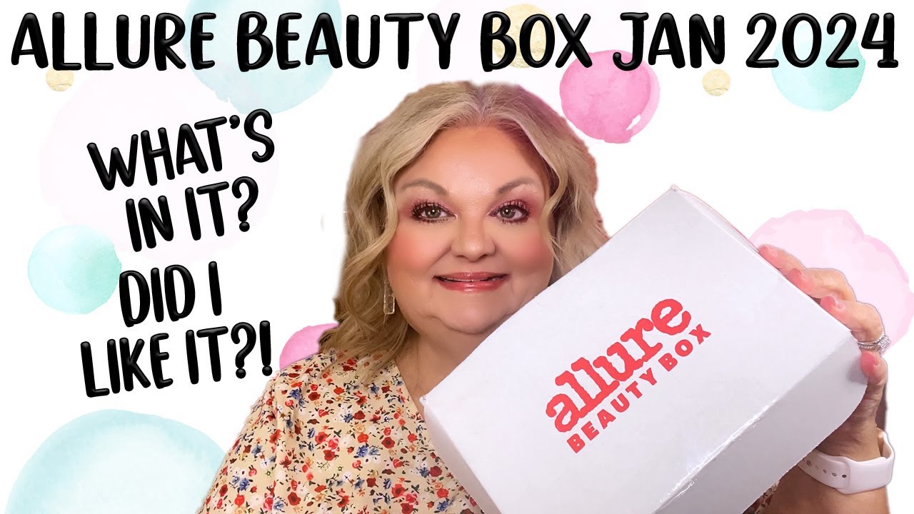 Allure January 2024 Beauty Box Do I like it?! #allure #subscriptionbox ...