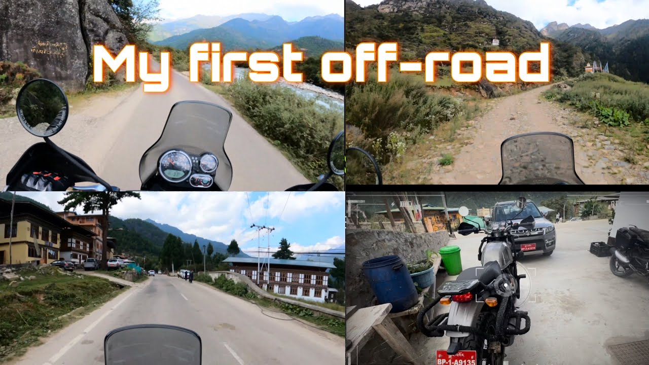 Motor-vlog| My first off-road in Bhutan - YouTube