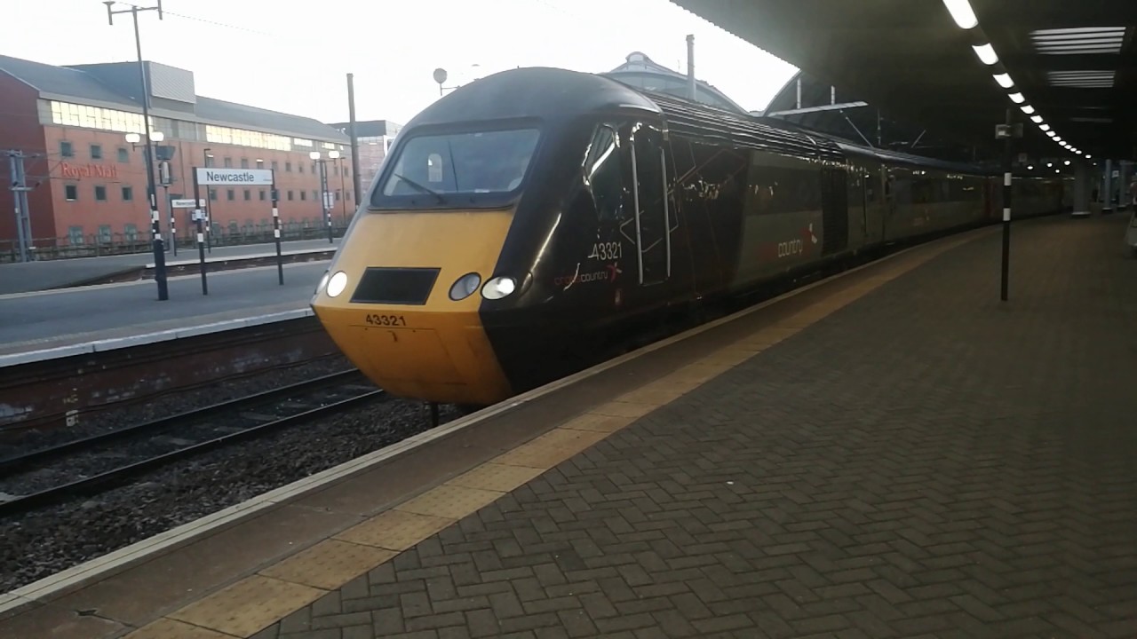 Arriva cross-country high speed train Newcastle - YouTube