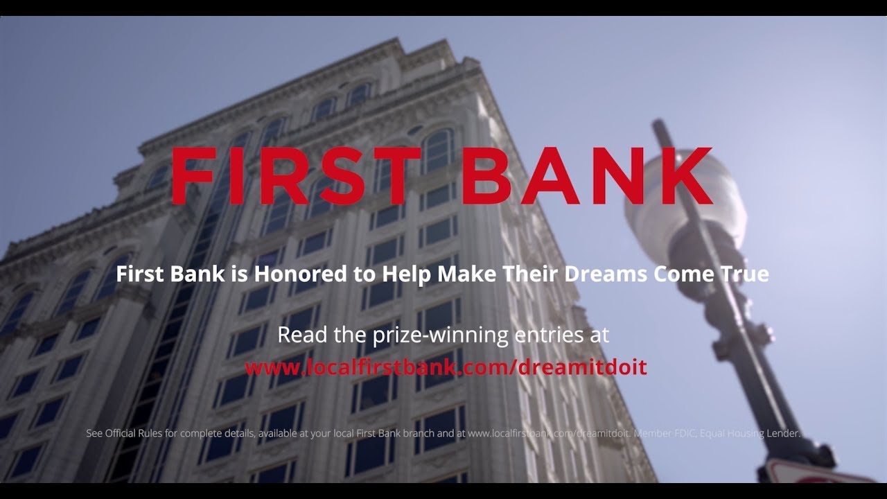 First Bank "Dream It. Do It." Third Quarter Winners - YouTube