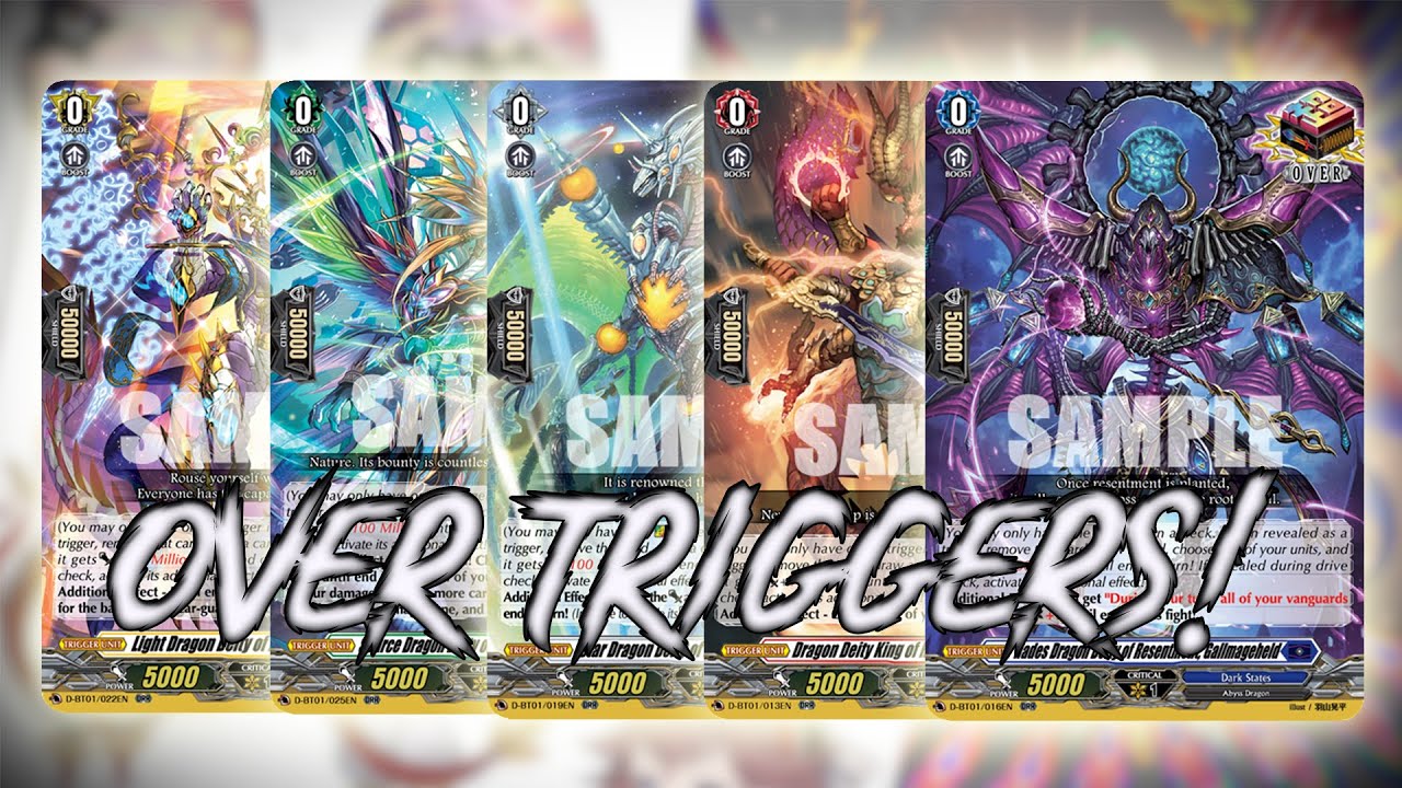 Cardfight Vanguard OverDress All Them Over Triggers YouTube Cardfight Vanguard OverDress All Them Over Triggers YouTube