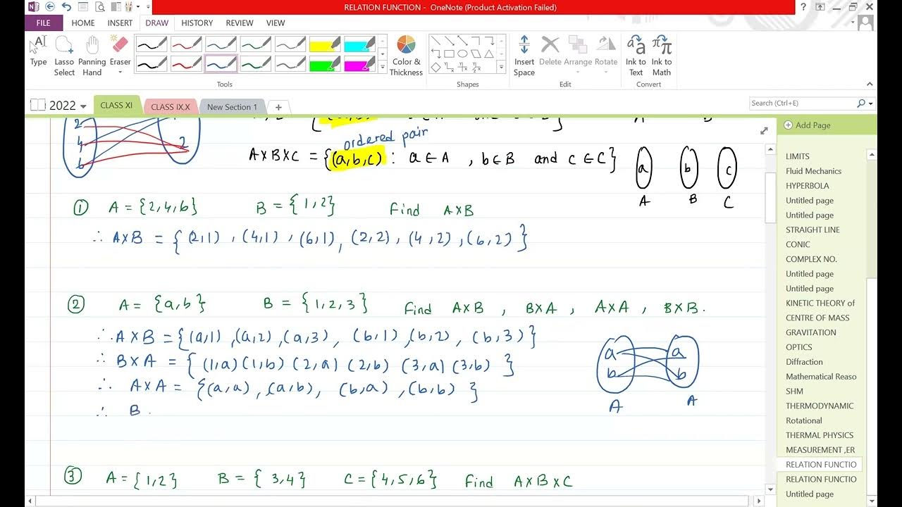 RELATION FUNCTION 1 - YouTube