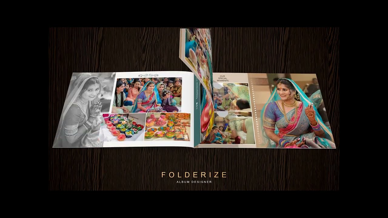 Traditional Wedding album design - YouTube