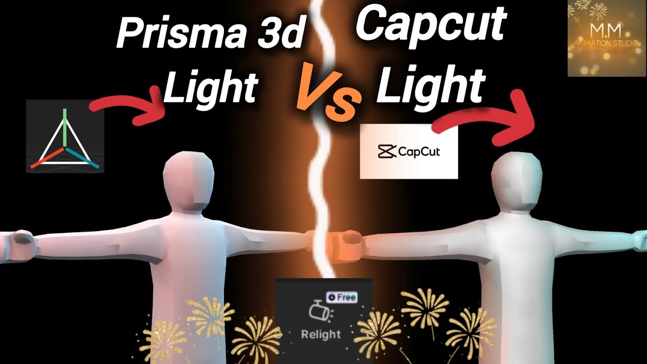 How to make a light effect using capcut | M.M ANIMATION STUDIO - YouTube