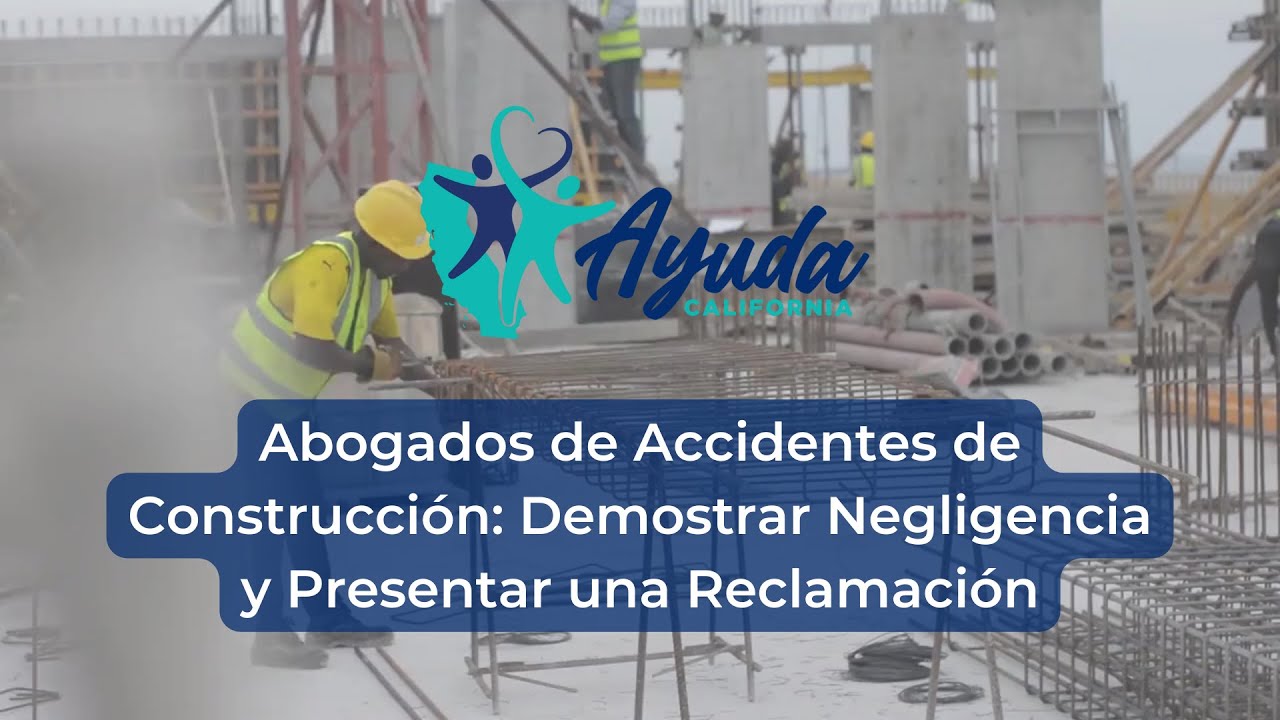 Abogados de Accidentes de Construcción: Presentar una Reclamación - YouTube