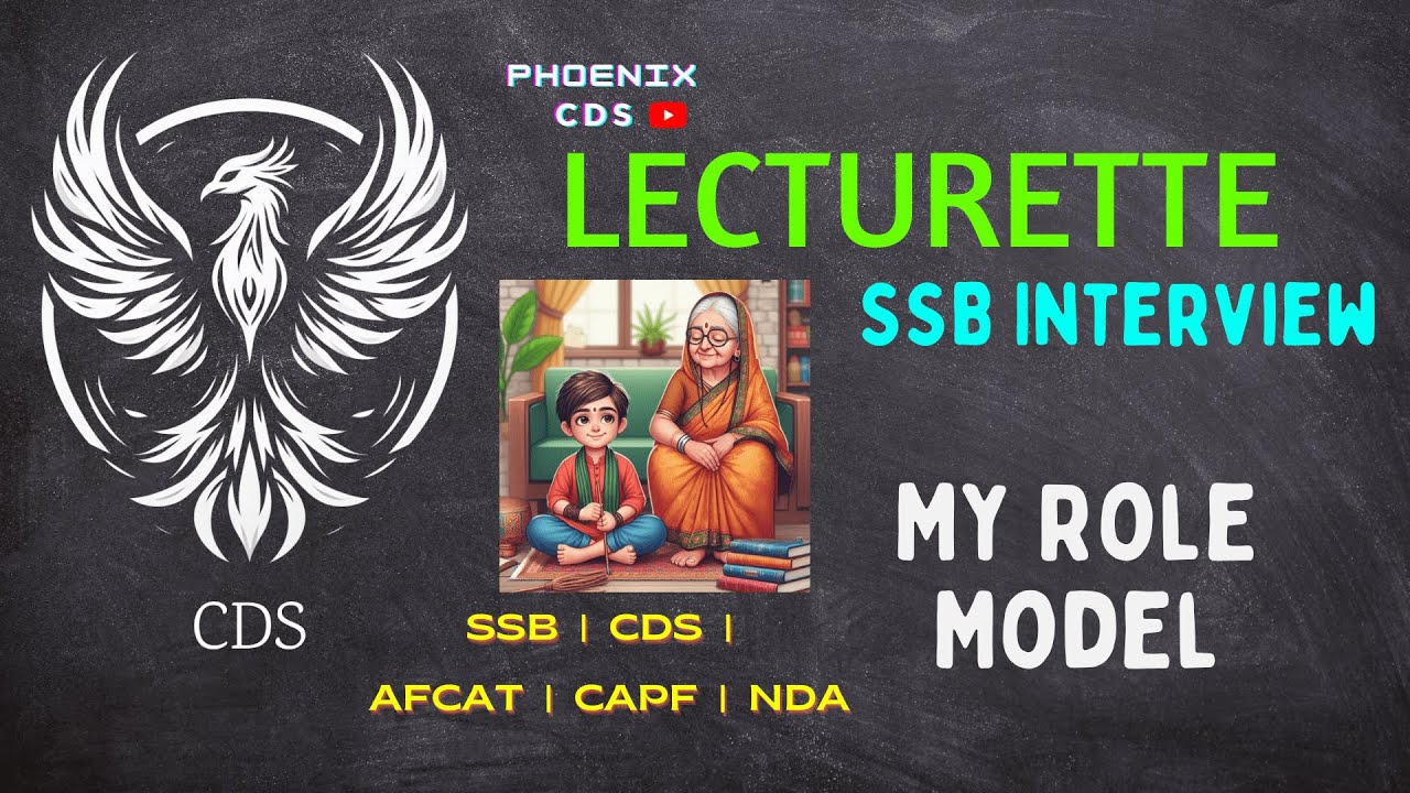 My Role Model - SSB Lecturette Topic - Services Selection Board ...