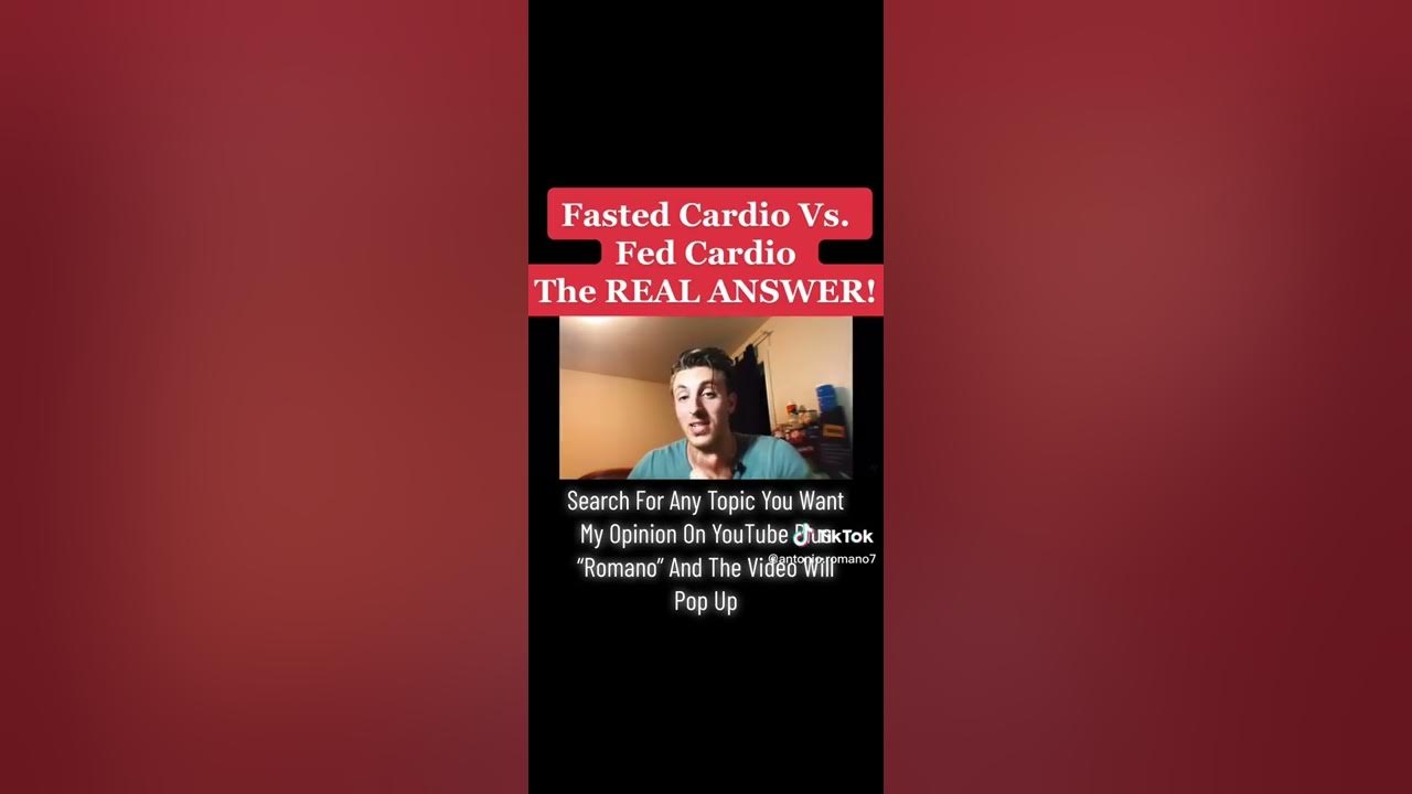 Fasted Cardio vs Fed Cardio? - The REAL Answer! - YouTube