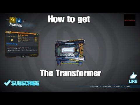 How to get The Transformer in Borderlands 3 - YouTube