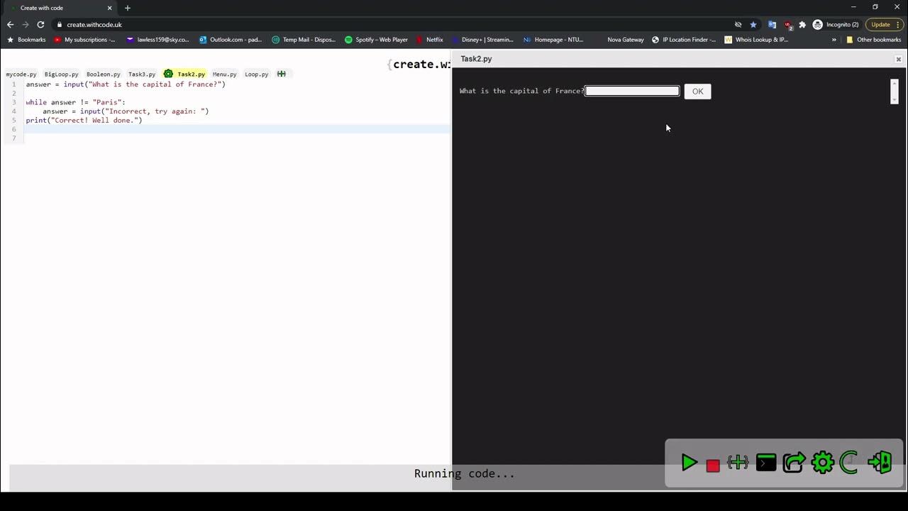 Ks3 Computing Python Loops Part 2 Youtube