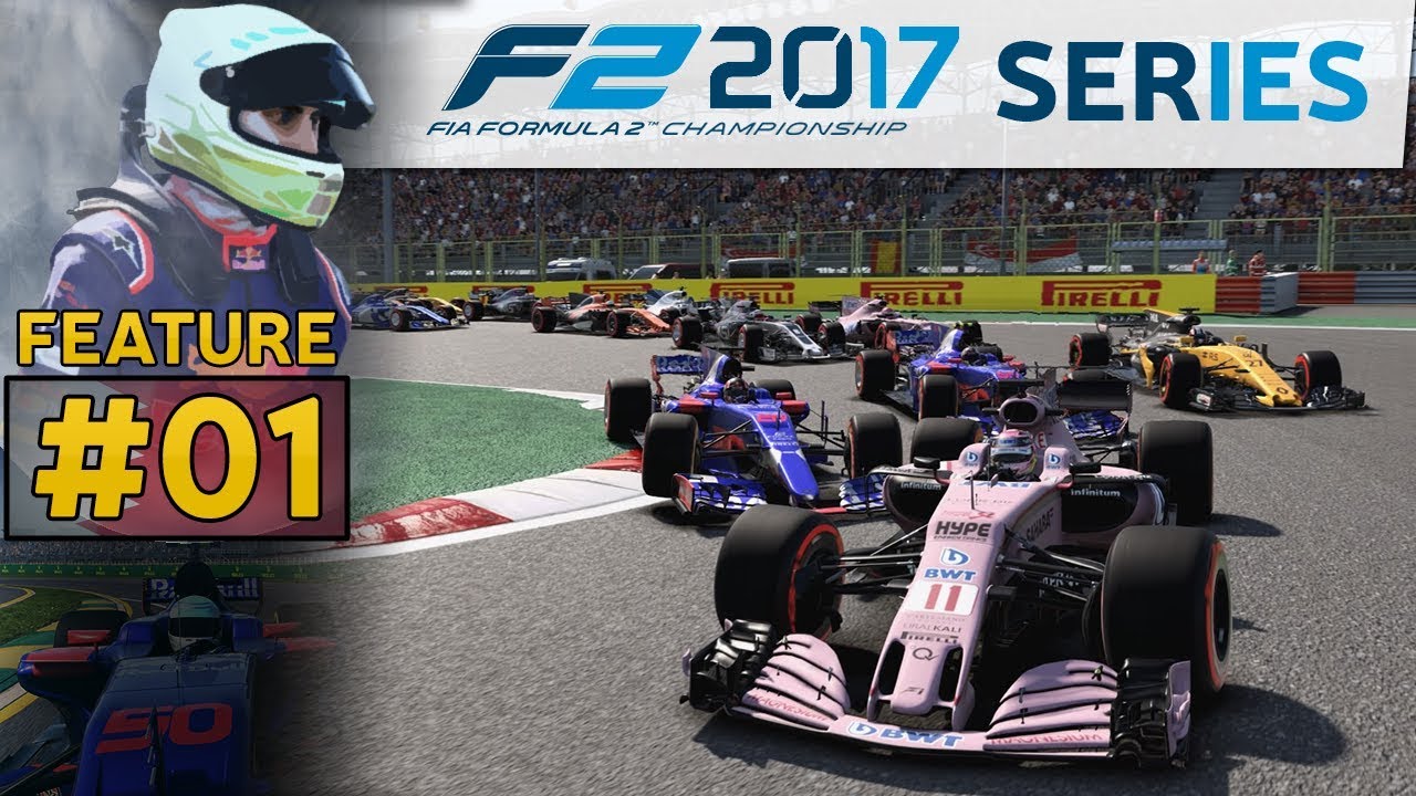 F2 2017 Series #1 | Bahrain Feature Race | PITLANE DISASTER - YouTube