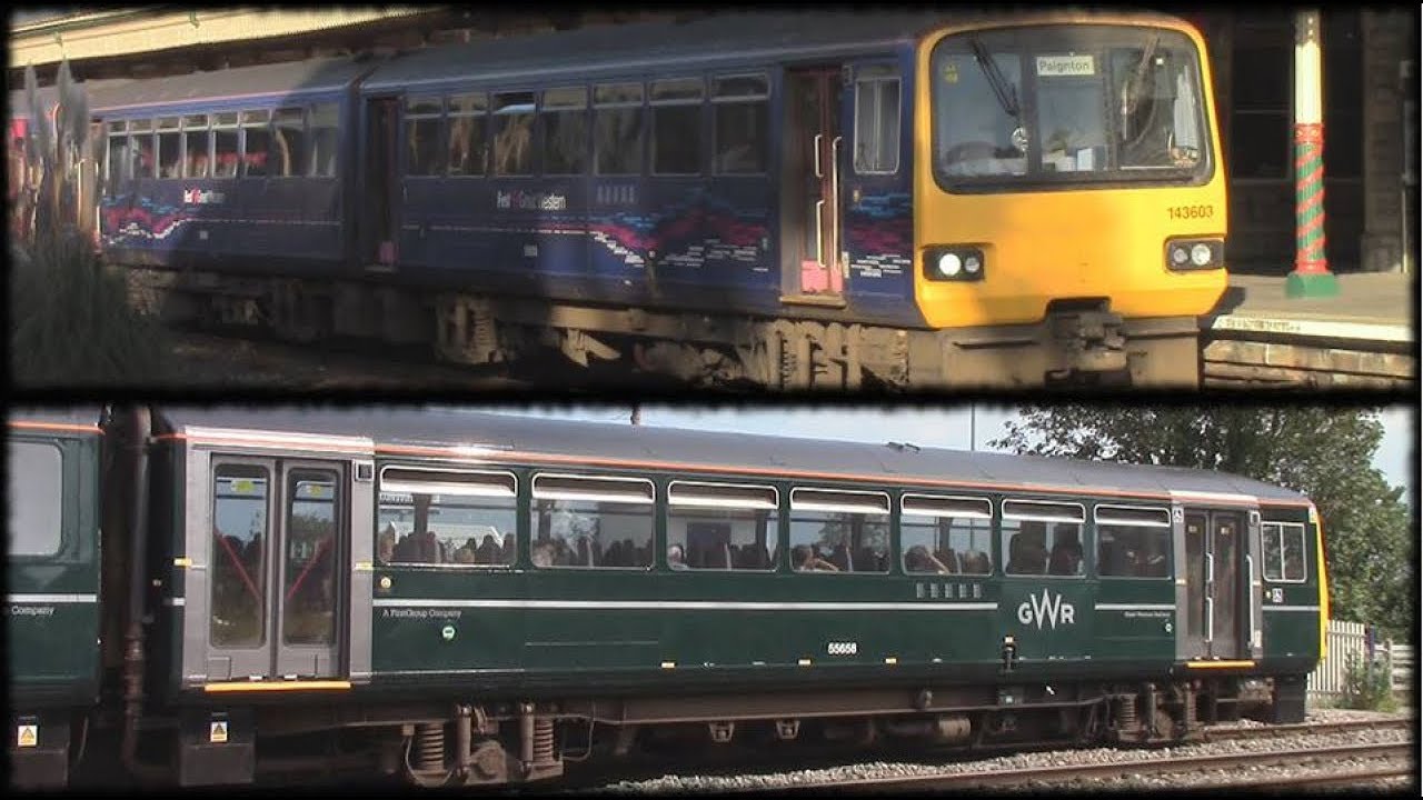 GWR Class 143 Pacer repaints - August 2017 - YouTube