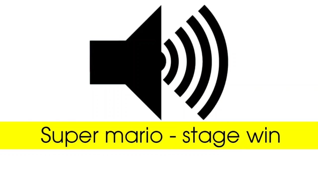 Stage Win (Super Mario) - Sound effect - YouTube