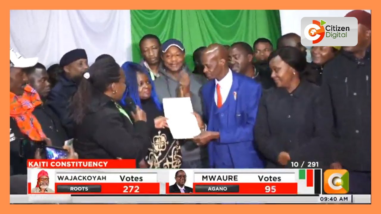 Alexander Munyi Mundigi declared senator elect in Embu County - YouTube