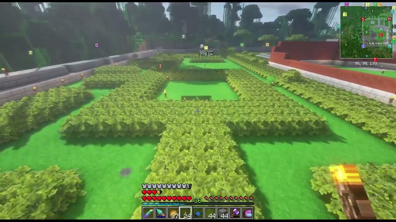 Minecraft, Part 112 : Die Hecke wächst immer weiter - YouTube