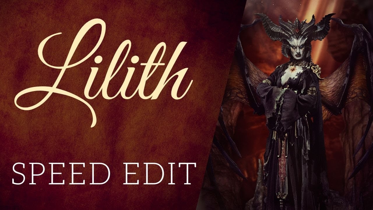 Diablo 4 Lilith Cosplay Speed Edit - YouTube