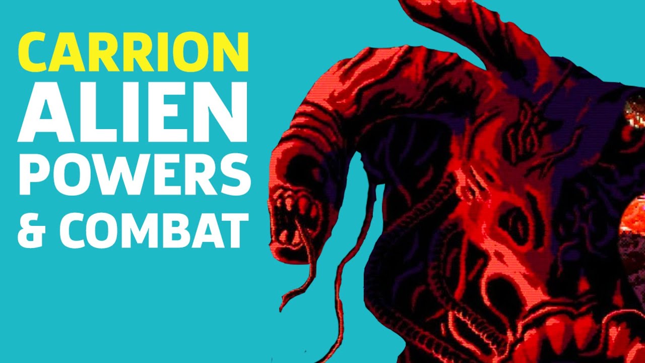 Carrion Gameplay: Stalking Guards & Shooting Webs - YouTube