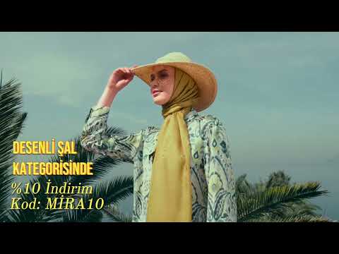 Mira İpek - Desenli Şal