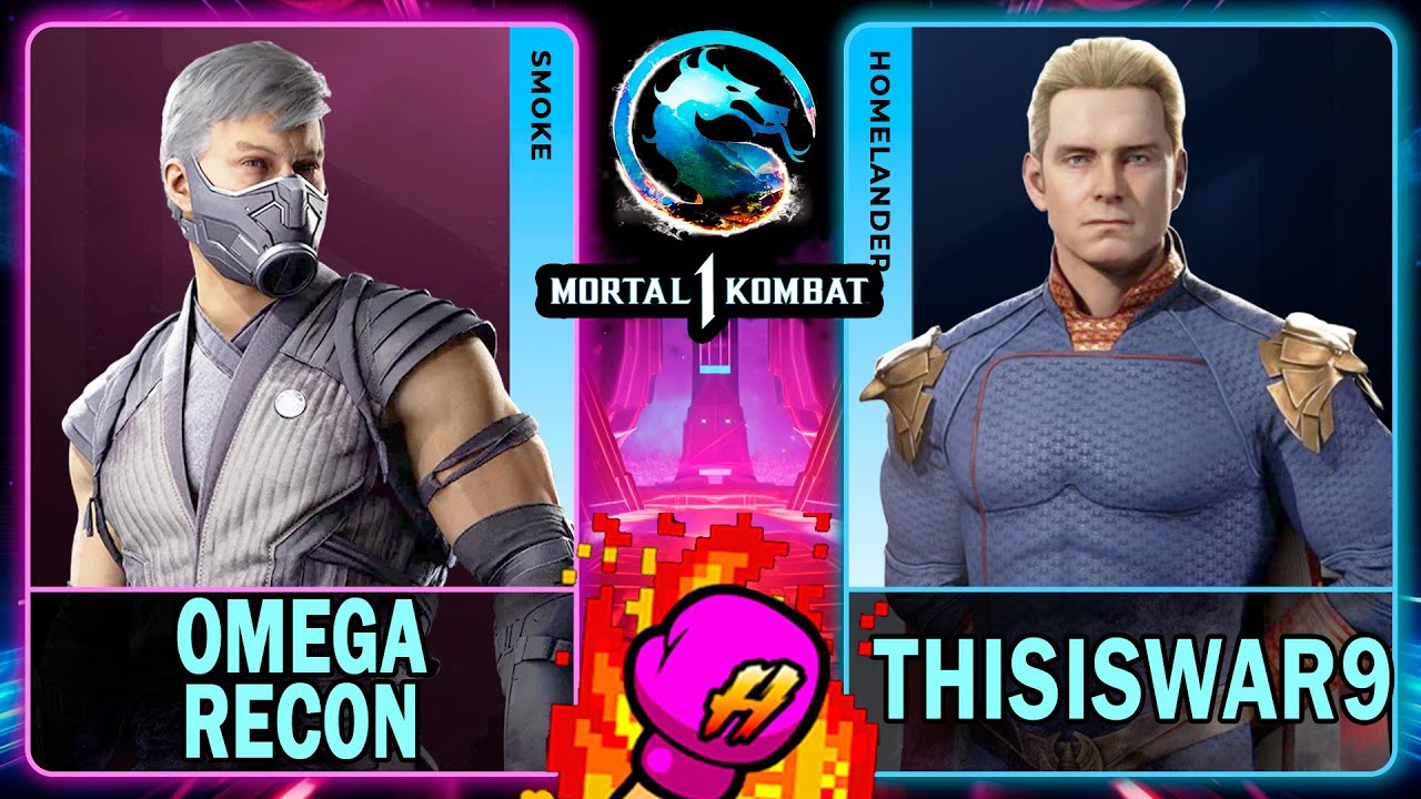 MK1 Omega Recon (SMOKE) VS Thisiswar9 (HOMELANDER)🥊Mortal Kombat 1🥊4K ...
