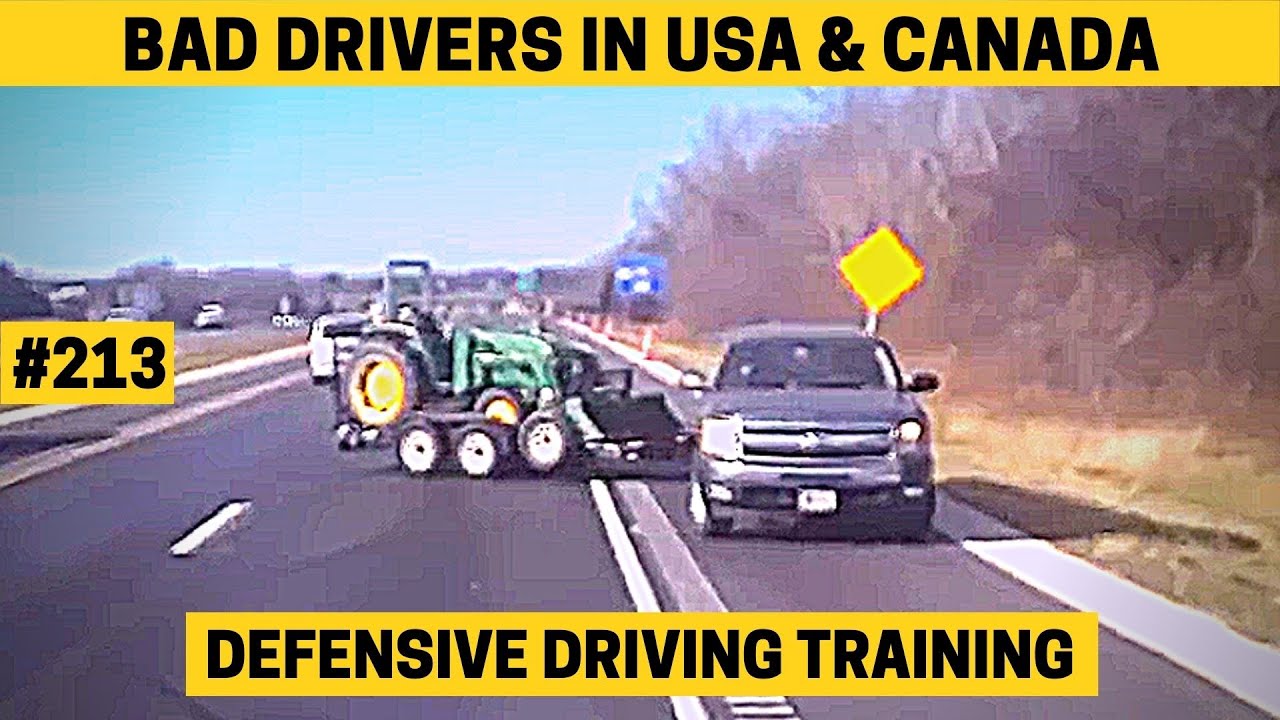 North American Bad Drivers & Dashcam Driving Fails #213 | Defensive ...