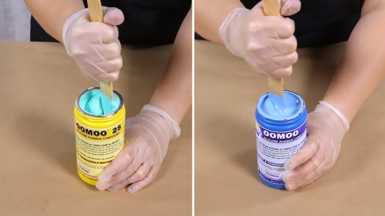 Smooth-On Oomoo Silicone Rubber - OOMOO 25 - YouTube