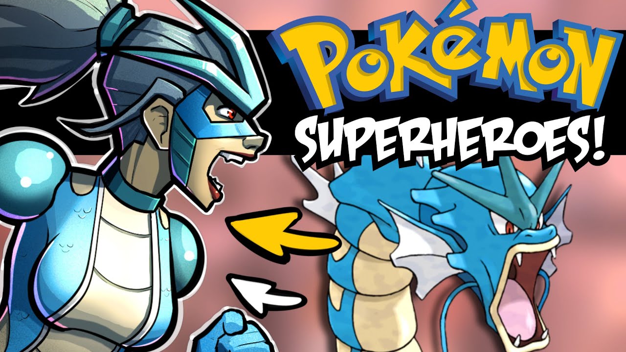 Redesigning POKEMON as SUPERHEROES 6 (Speedpaint) - YouTube