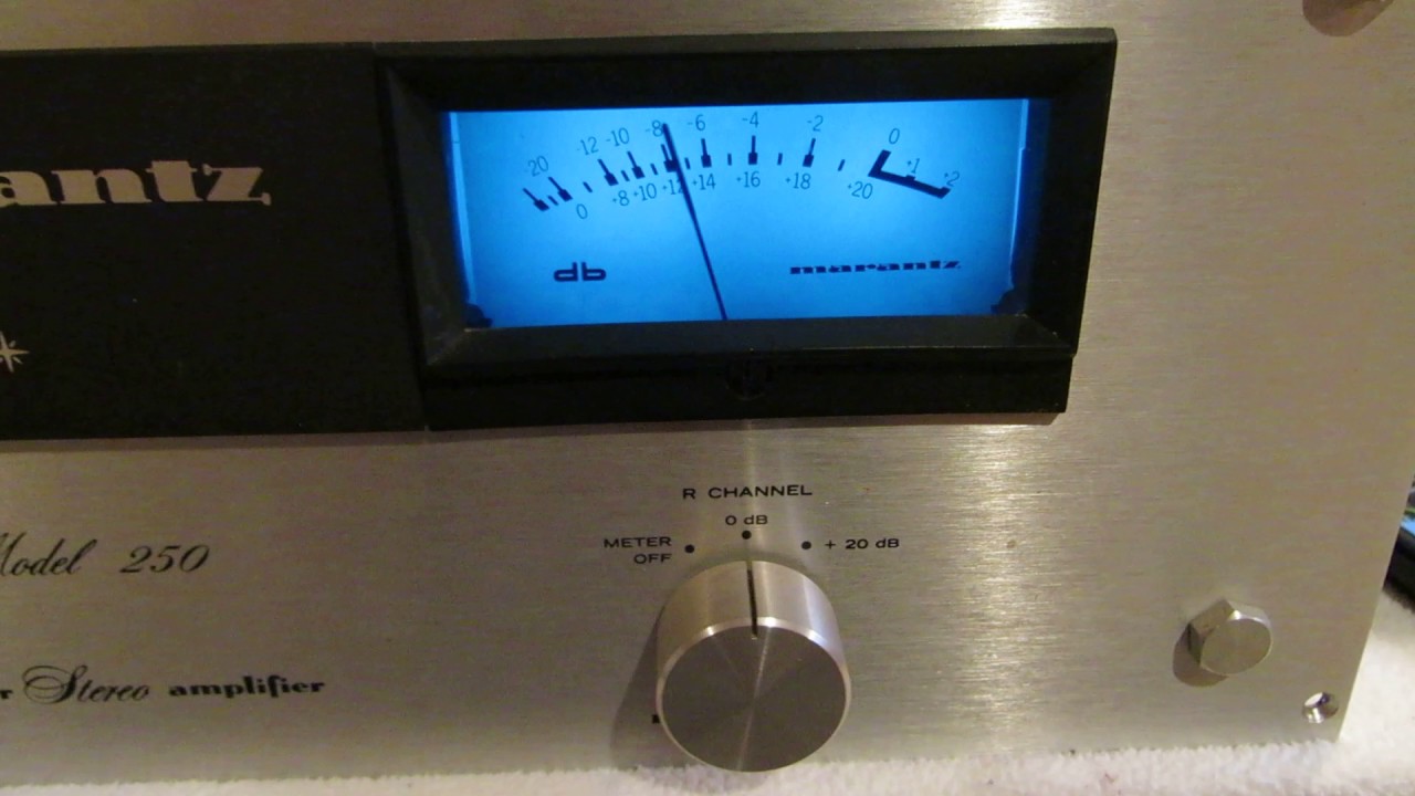 Marantz 250 amp demo - YouTube