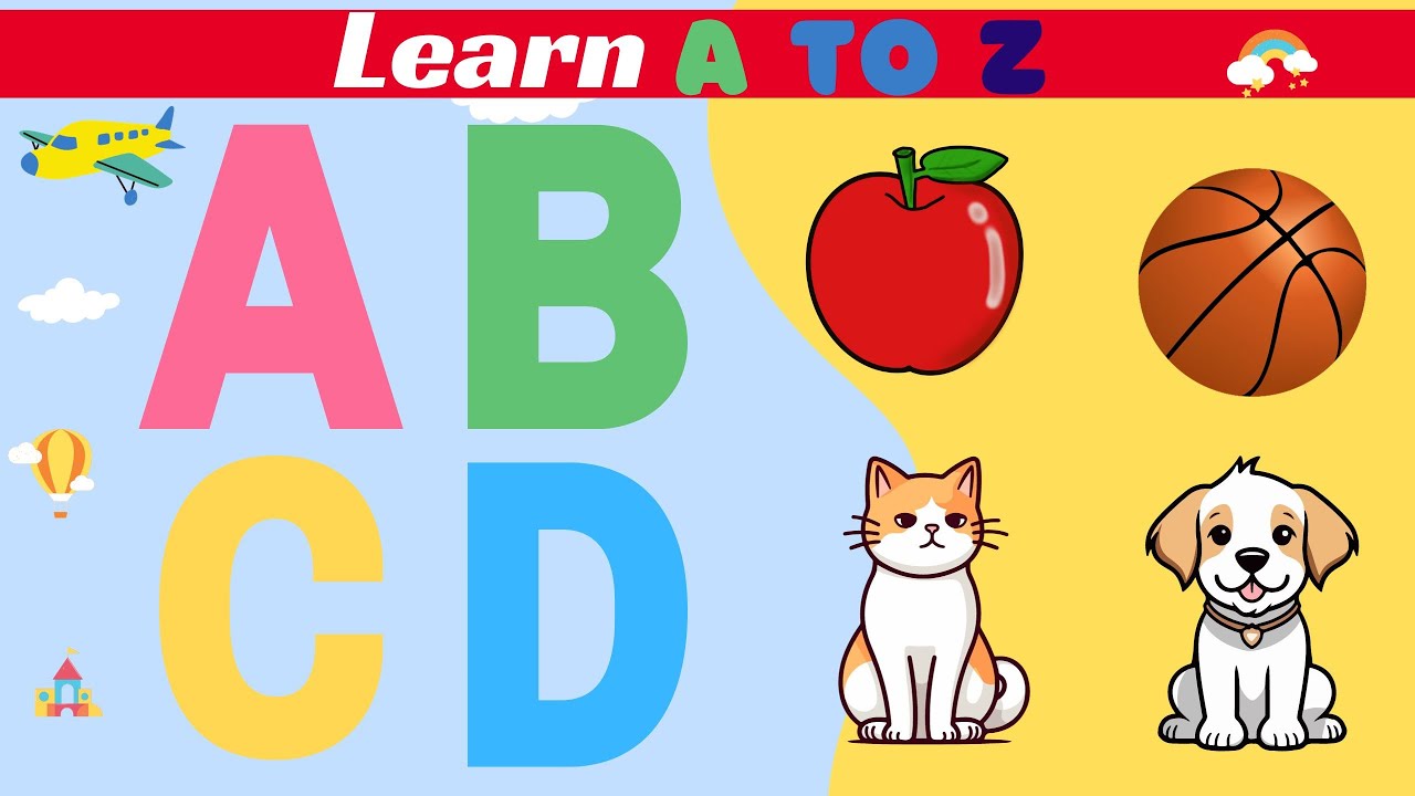 ABC For Kids Learn ABC Alphabet Starting Learn with Letters A to Z ...