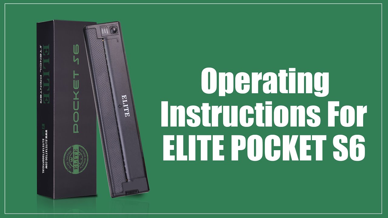 Operating Instructions For ELITE POCKET S6 - YouTube