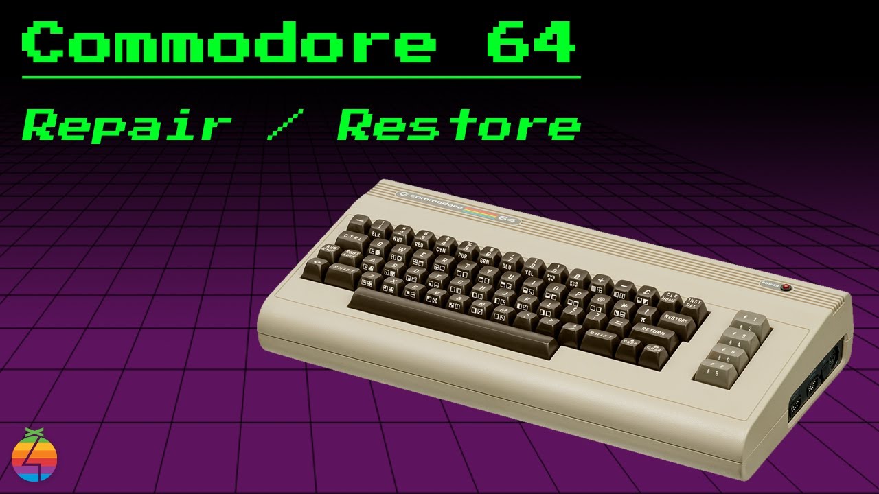Commodore 64 - Repair / Restoration - YouTube
