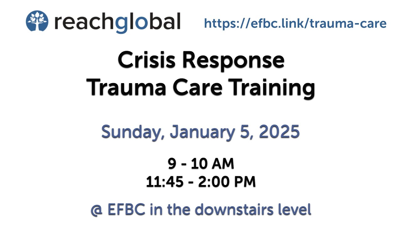 Trauma Care Training with ReachGlobal Crisis Response, Part 1 - YouTube