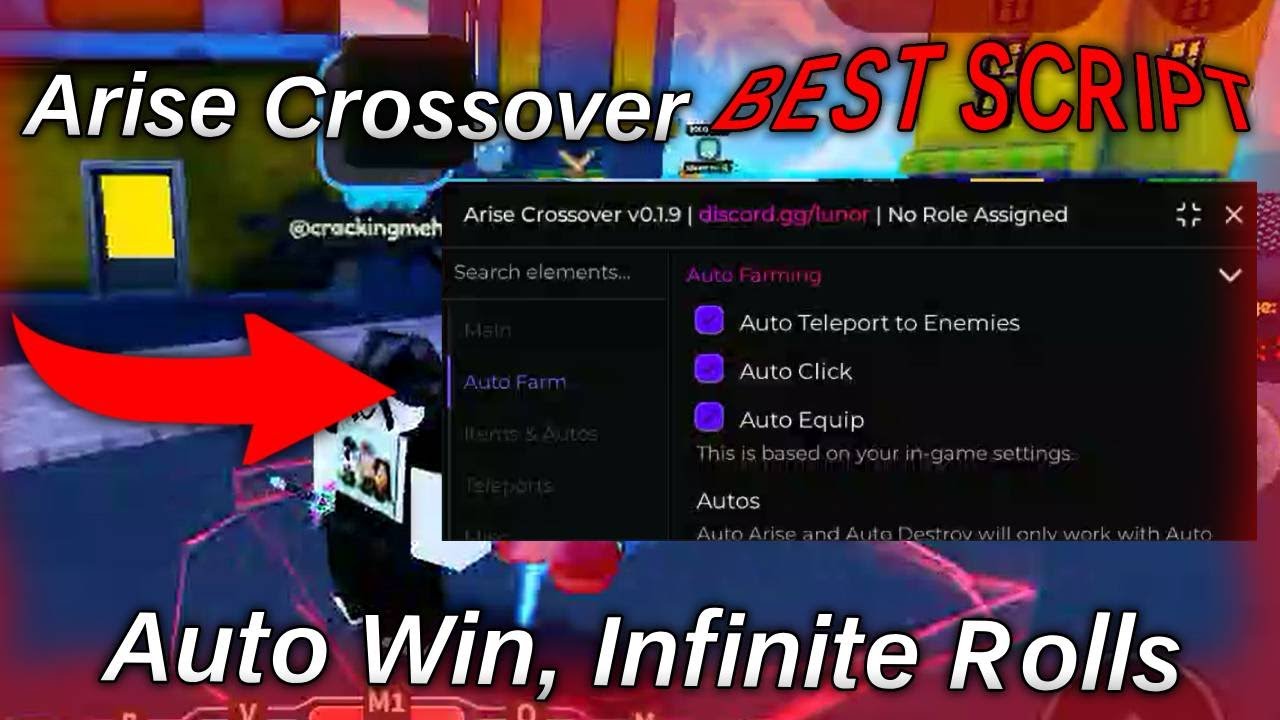 Roblox Arise Crossover Script Pastebin (Auto Farm, Auto Infernal Castle, Dush Farm, Auto Dungeon ...