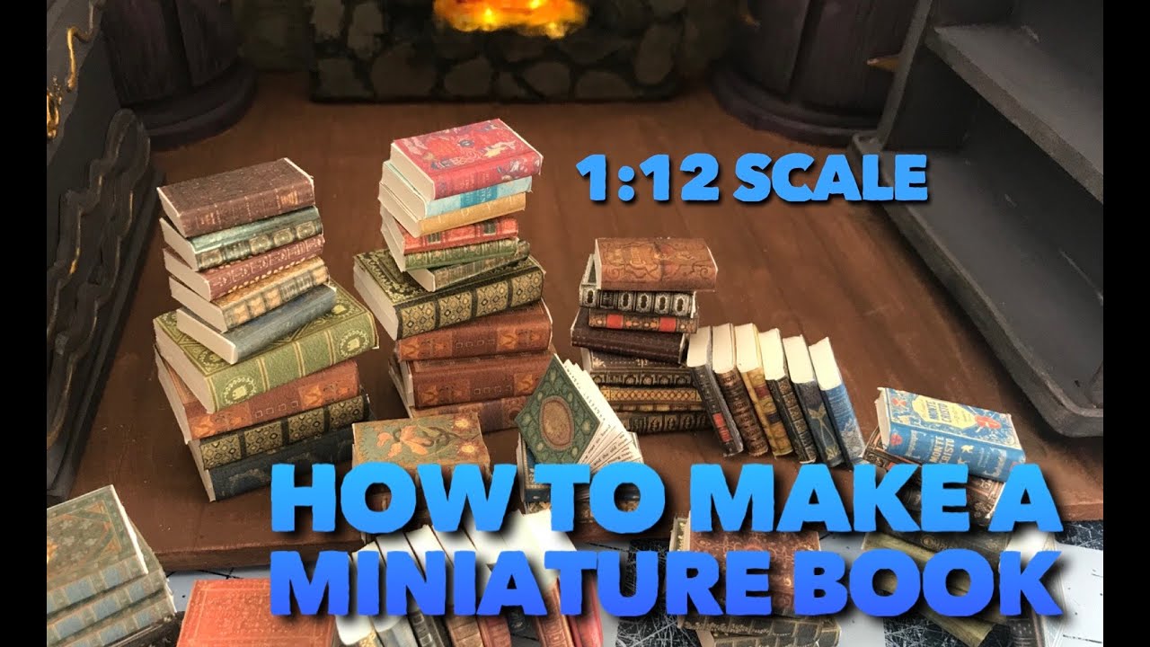 How to make a Miniature Book - Part 3 of the medieval series - YouTube
