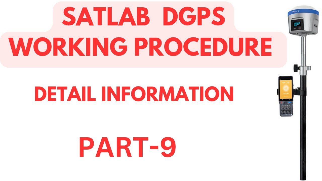 How to set Satlab Dgps base & rover in tr7 I #satlab Dgps working ...