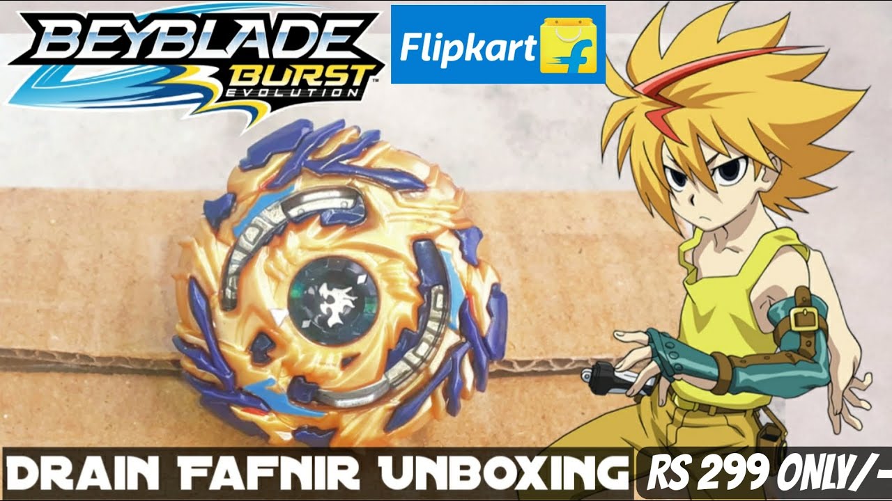 Unboxing Drain Fafnir 🔥| Beyblade Burst Evolution 🌀 | @flipkart India ...