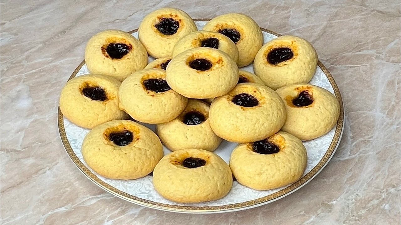 🔴Cemli qurabiyələr /Cemli peçenye /Asan resept 🔴 - YouTube