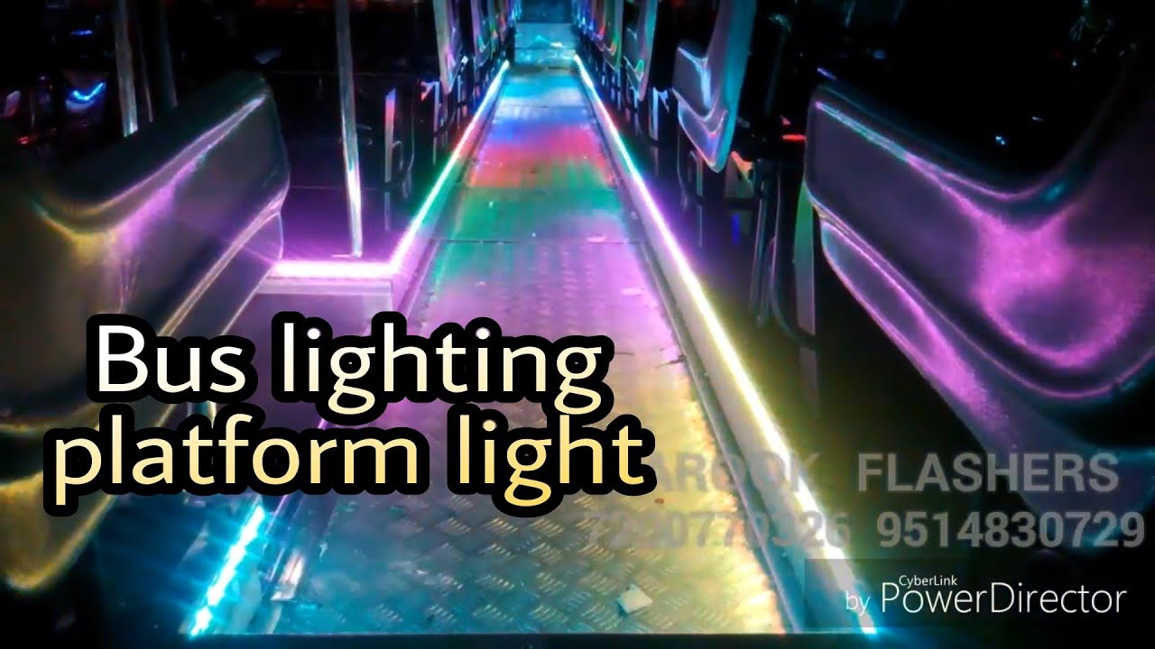 Tourist bus lighting / bus interior light / platform light / RGB ...