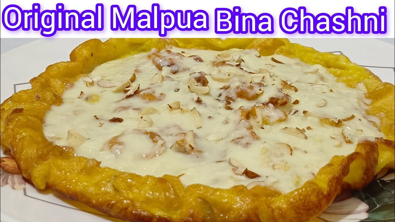 Original Malpua Recipe | Street Style Malpua | Rabdi Malpua Famous Egg ...