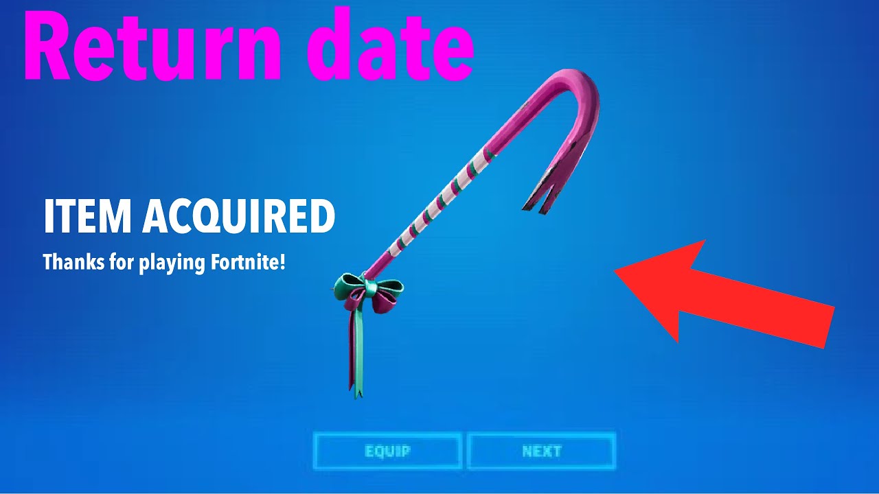 WHEN Will The BOLD BAR Pickaxe COME BACK To The FORTNITE ITEM SHOP ...