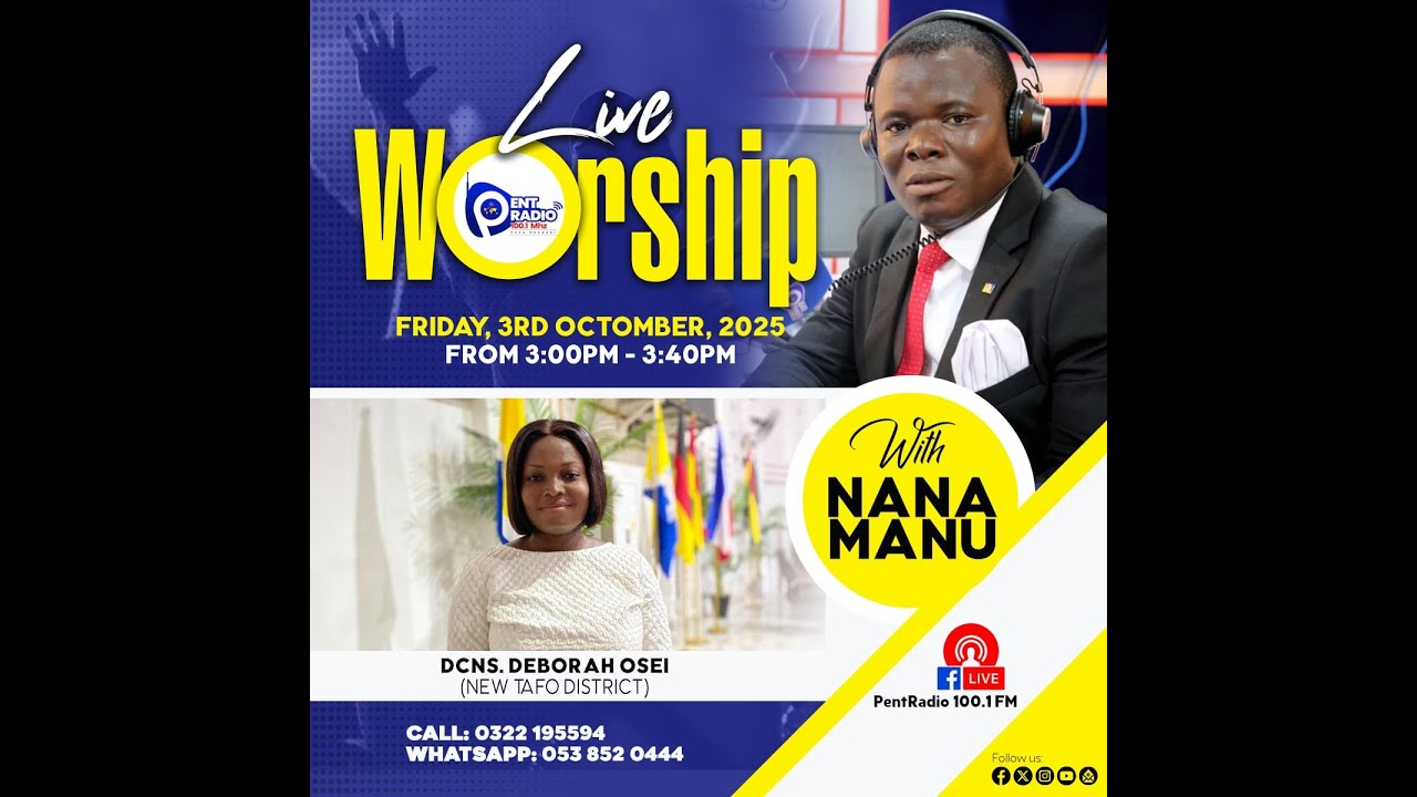 Live Worship with Deaconess Deborah Osei/ October 3, 2025. - YouTube