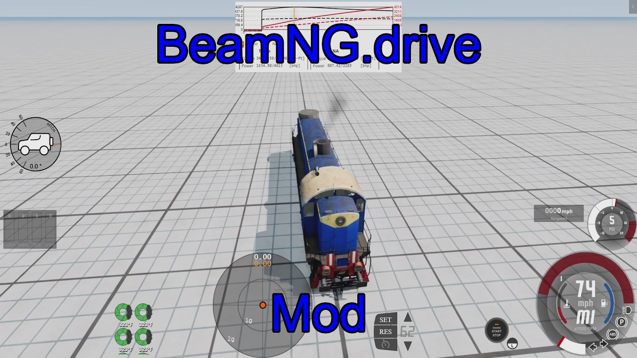 TЭM2 Train Simulator | TEM2 BeamNG Mod Review | BeamNG Engine Mod ...