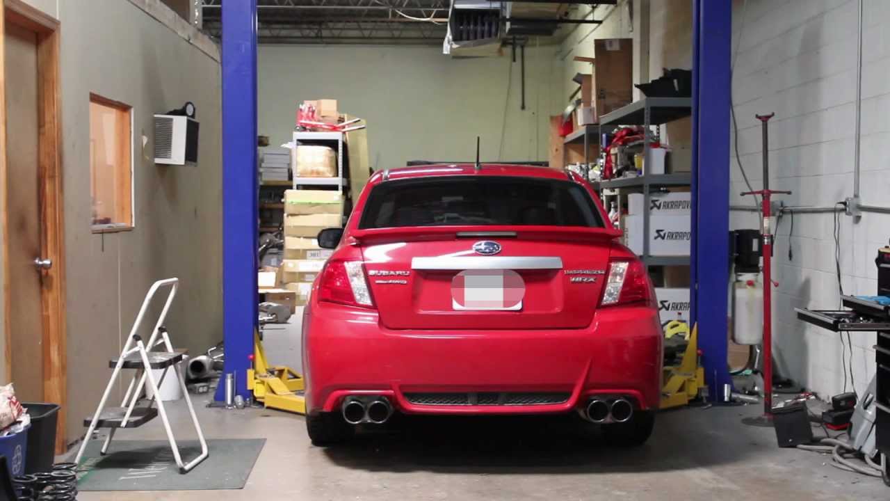 TurboXS 2011Subaru WRX Sedan Catback Touring (Quad Exhaust).mov - YouTube