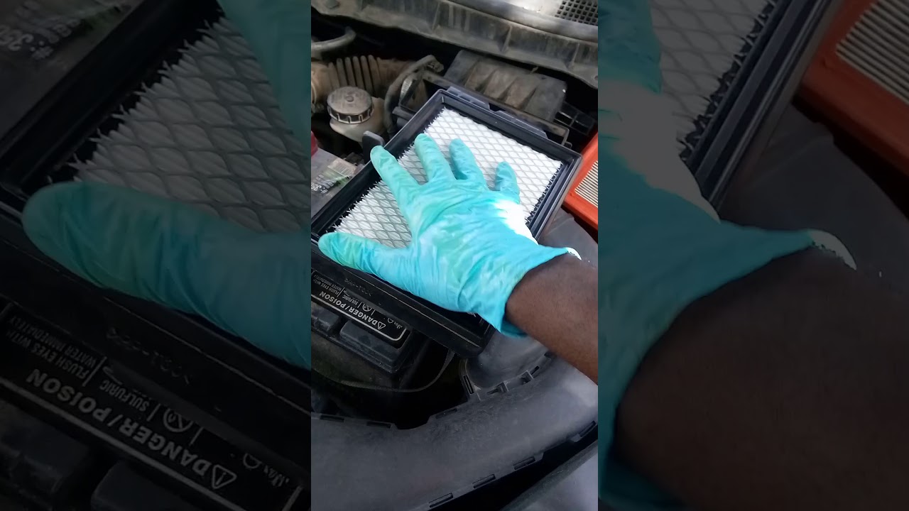 2011 Nissan Rogue Engine Air Filter Replacement - YouTube