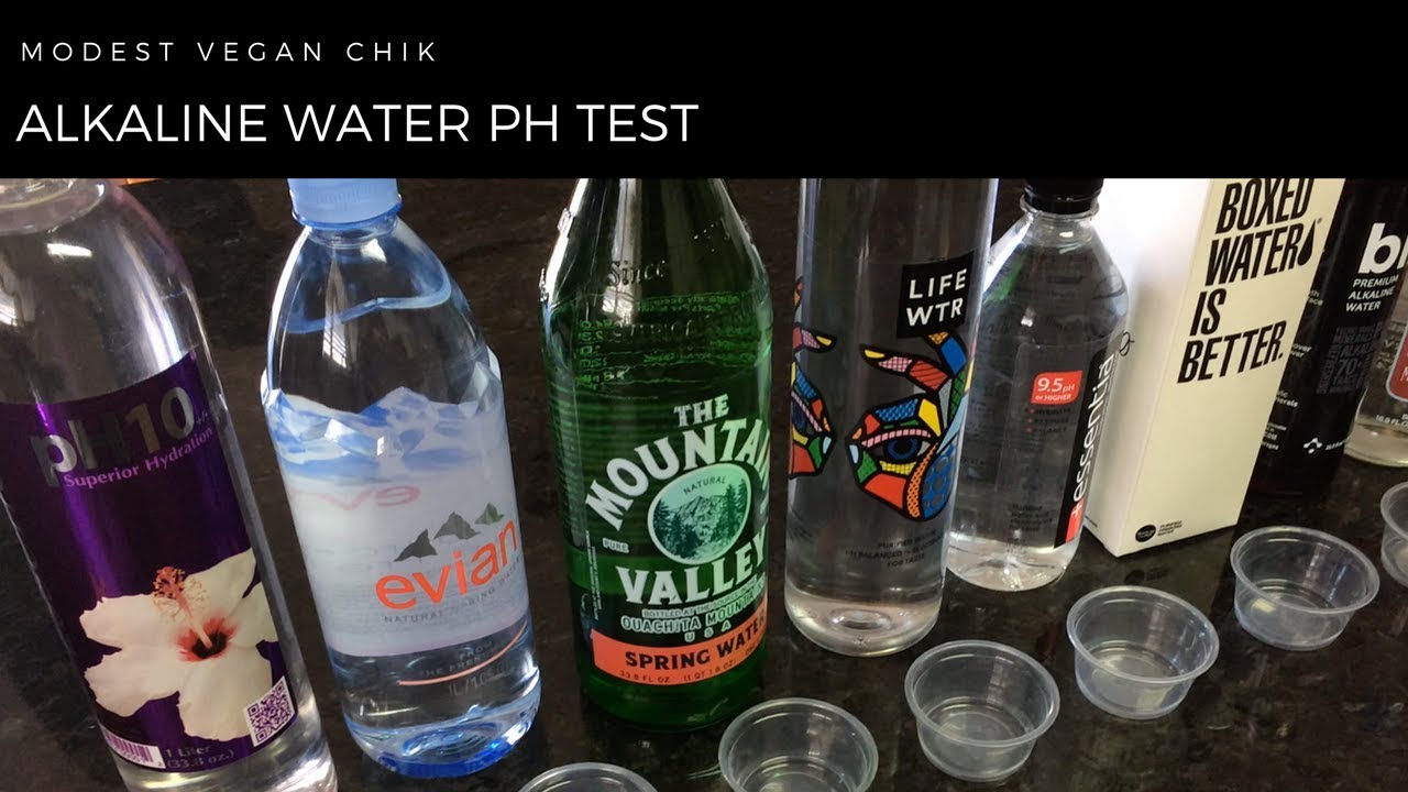 Alkaline Water pH Test on 12 Different Waters - YouTube